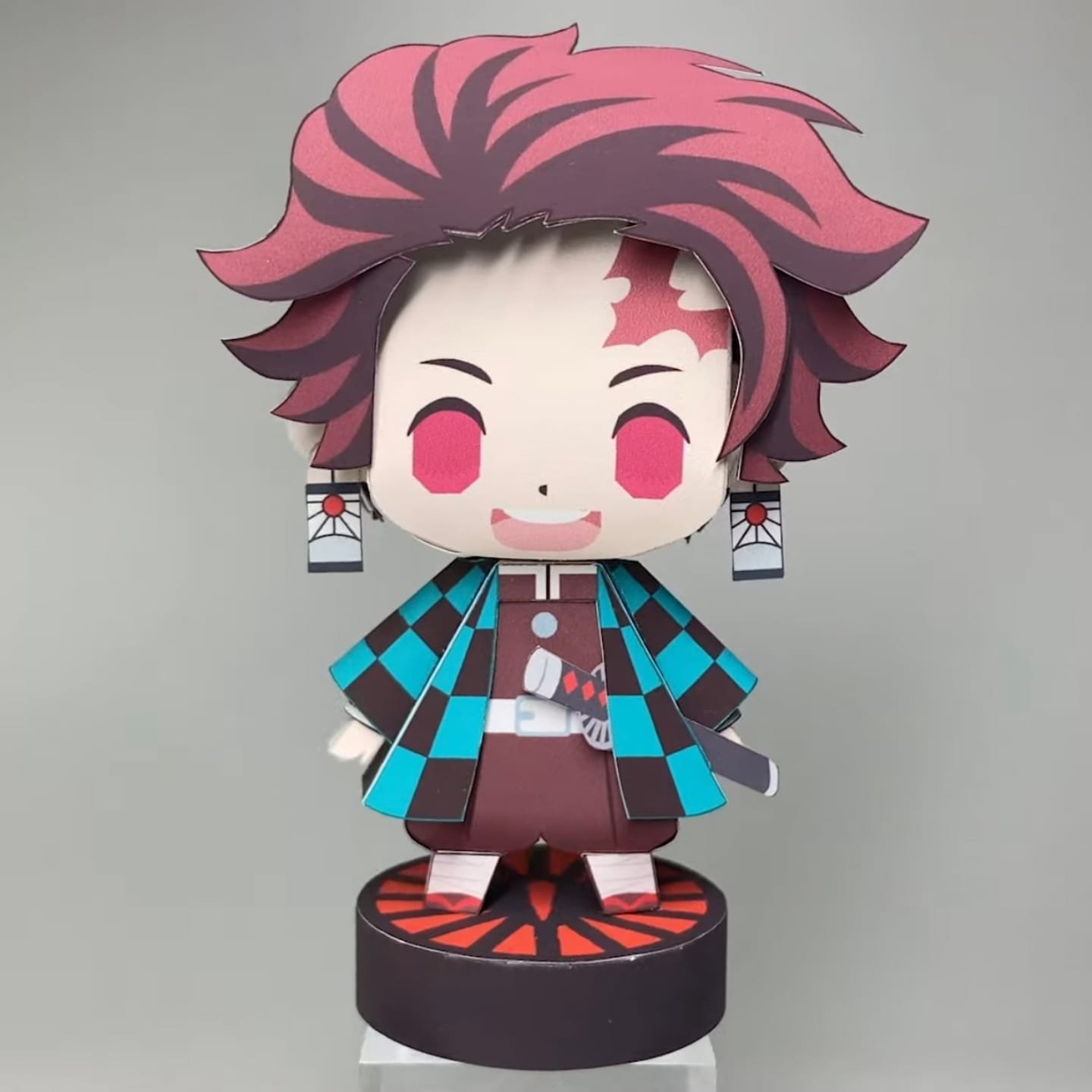 Tanjiro Kamado – Demon Slayer Papercraft Template (PDF Download ...