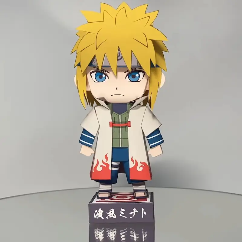 Minato Namikaze - Naruto 3D Papercraft Template (PDF Download) | ANIME ...
