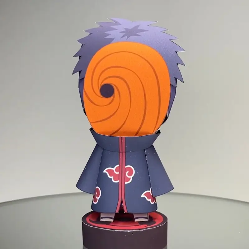 Tobi Uchiha - Naruto 3D Papercraft Template (PDF Download) | ANIME CRAFT
