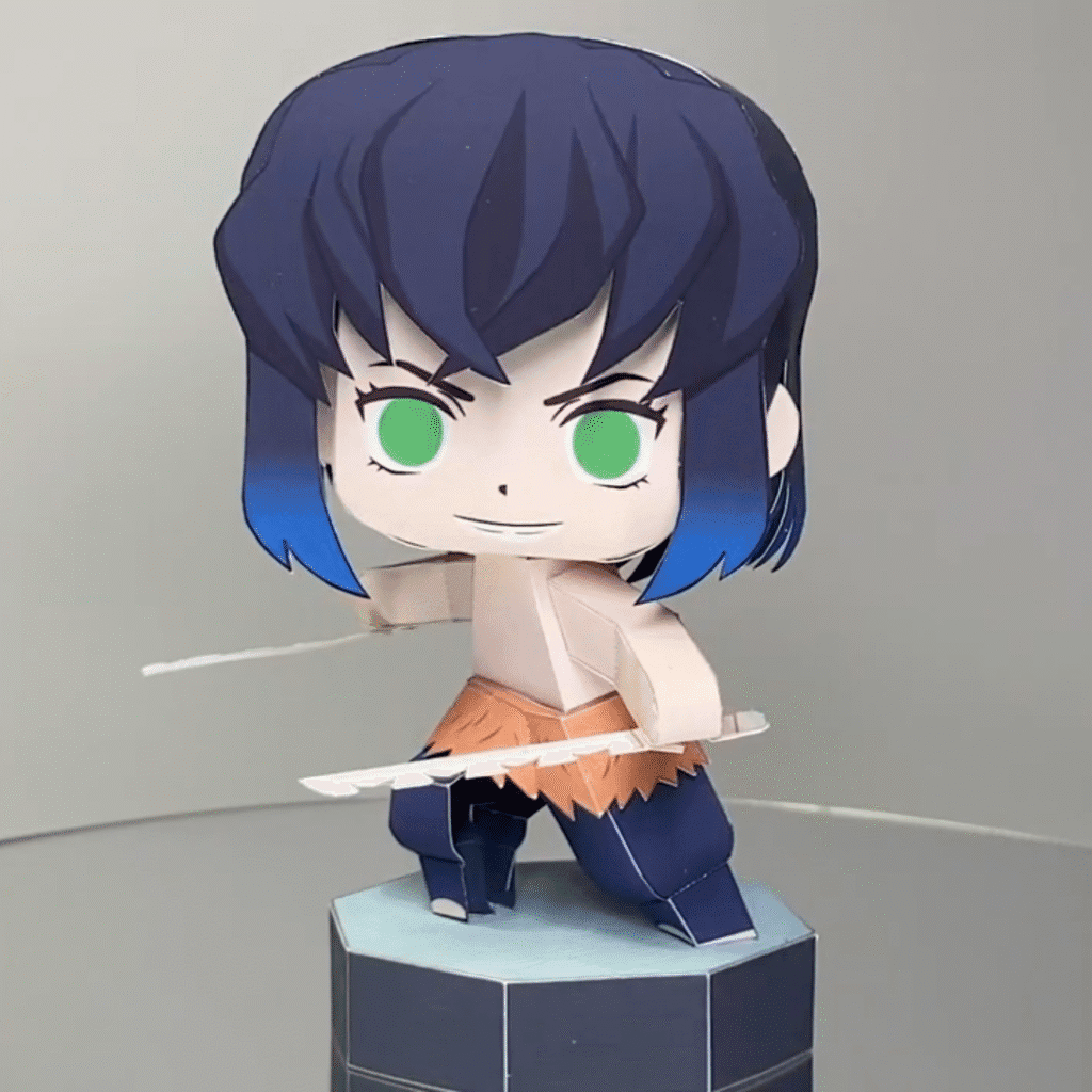 Inosuke– Demon Slayer Papercraft Template (PDF Download) | ANIME CRAFT
