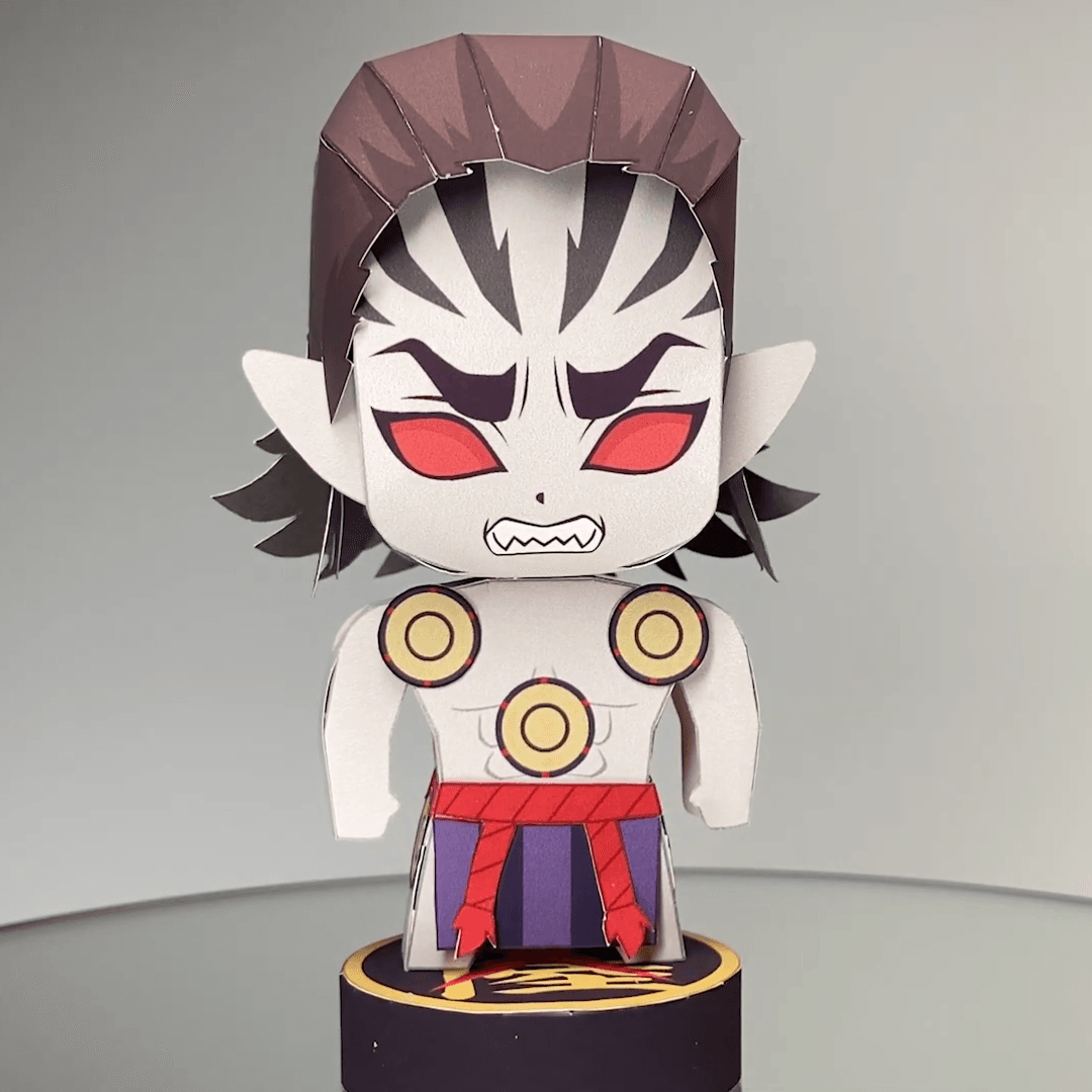 Kyogai – Demon Slayer Papercraft Template (PDF Download) | ANIME CRAFT