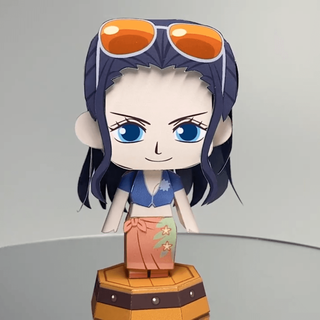 Nico Robin – Onepiece 3D Papercraft Template (PDF Download) | ANIME CRAFT