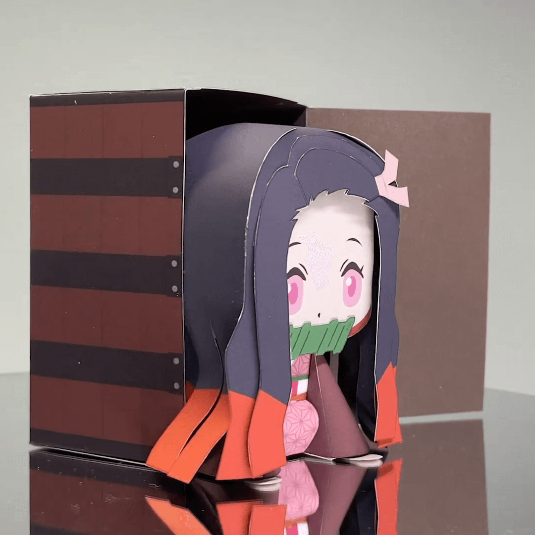 Nezuka – Demon Slayer Papercraft Template (PDF Download) | ANIME CRAFT