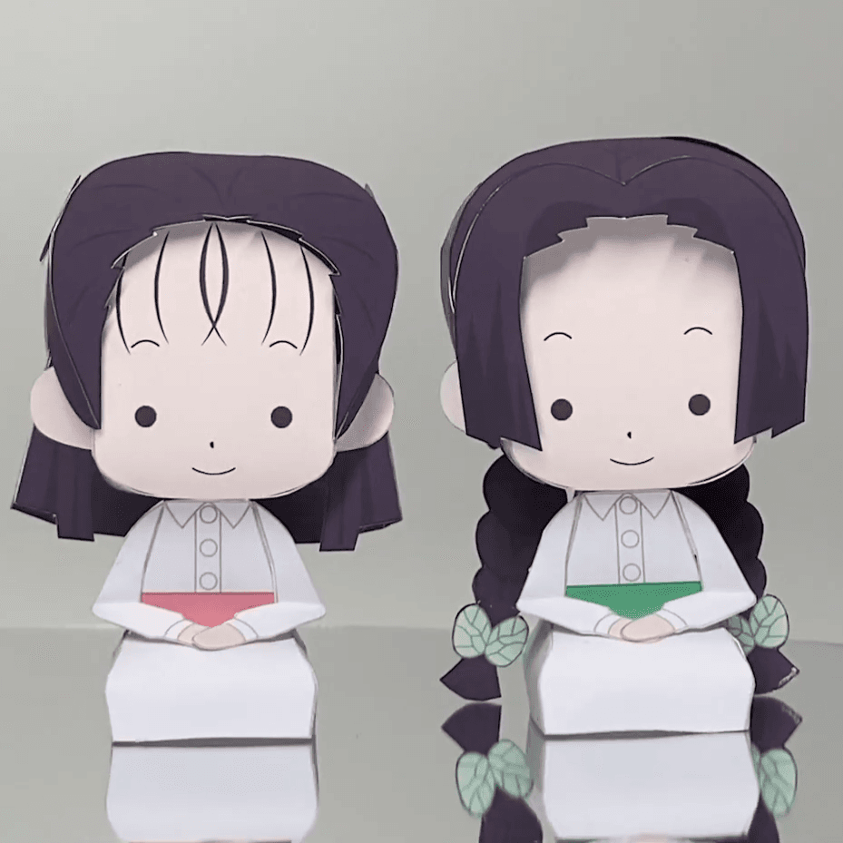 Sumi Naho Kie – Demon Slayer Papercraft Template (PDF Download) | ANIME ...