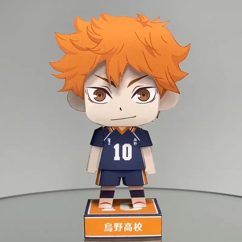Shoyo Hinata - Haikyu 3D Papercraft Template (PDF Download) | ANIME CRAFT
