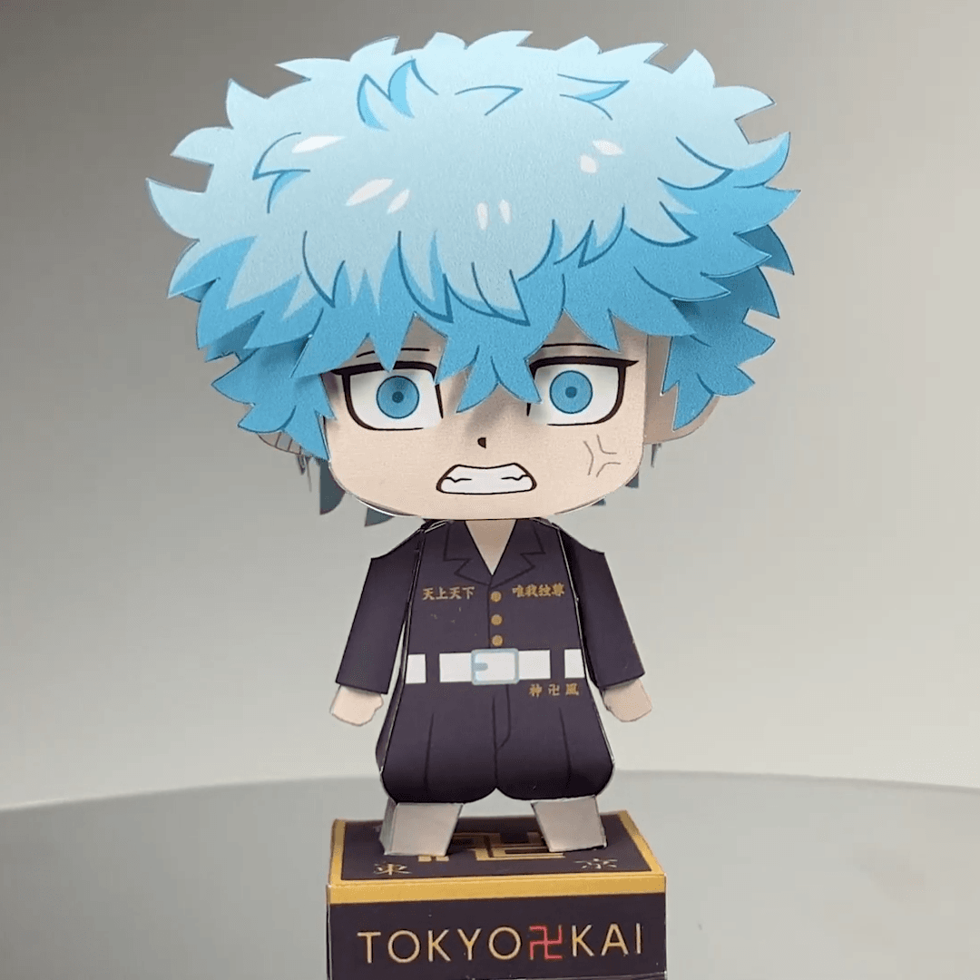 Souya Kawata - Tokyo Revengers 3D Papercraft Template (PDF Download ...