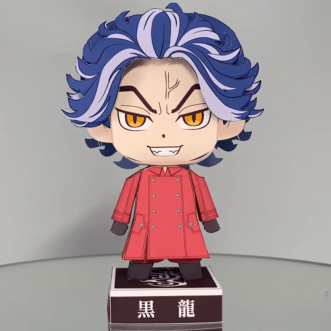 Taiju Shiba - Tokyo Revengers 3D Papercraft Template (PDF Download ...