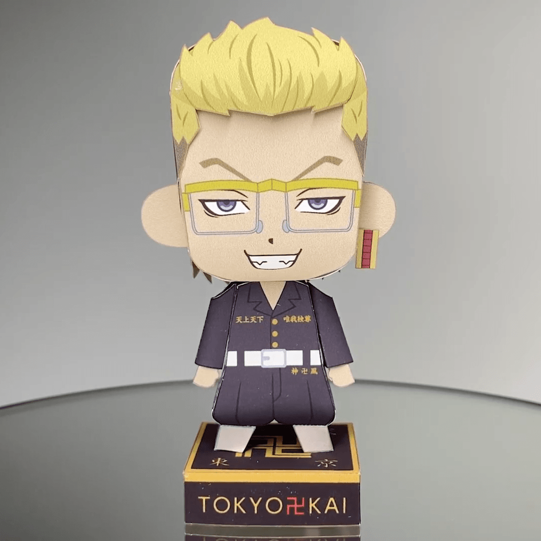 Tetta Kisaki - Tokyo Revengers 3D Papercraft Template (PDF Download ...