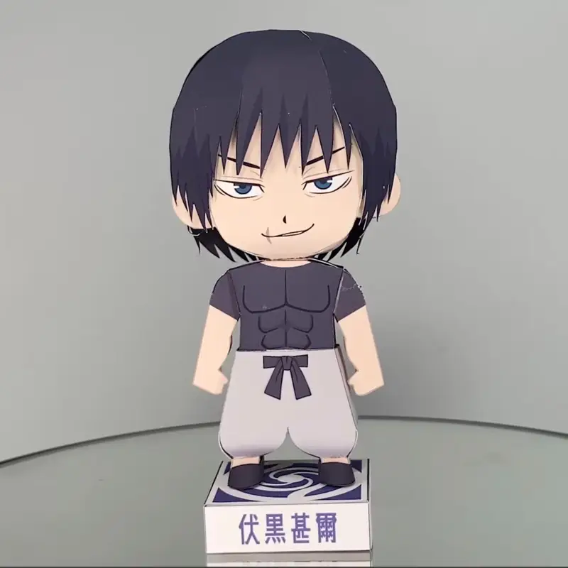 Toji Fushiguro - JJK 3D Papercraft Template (PDF Download) | ANIME CRAFT