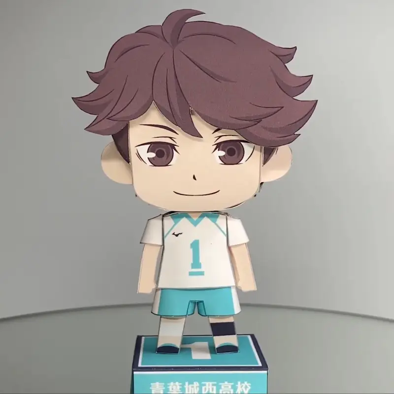 Toru Oikawa - Haikyu 3D Papercraft Template (PDF Download) | ANIME CRAFT